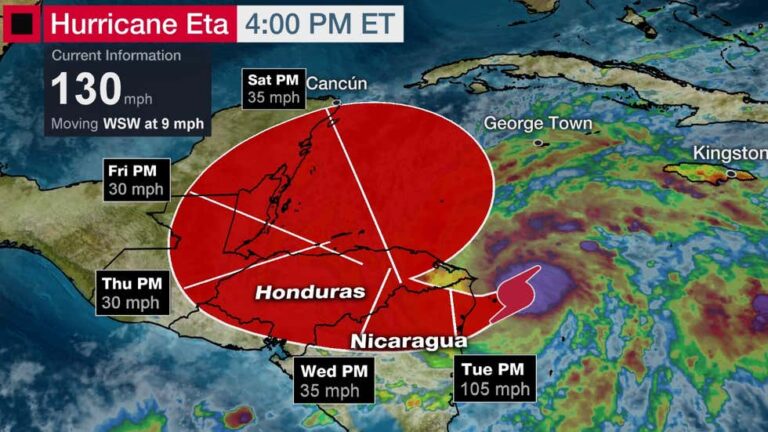 Eta Now a Major Hurricane - MyBelize.Net